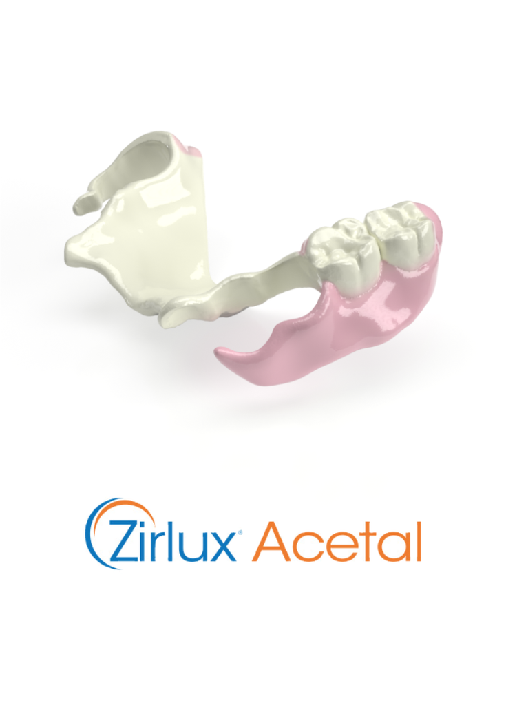 Zirlux Acetal Removable Partial Frame Milling Services – Alien Milling ...